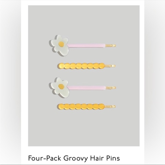 Madewell | Accessories | Madewell Four Pack Groovy Hair Pins | Poshmark